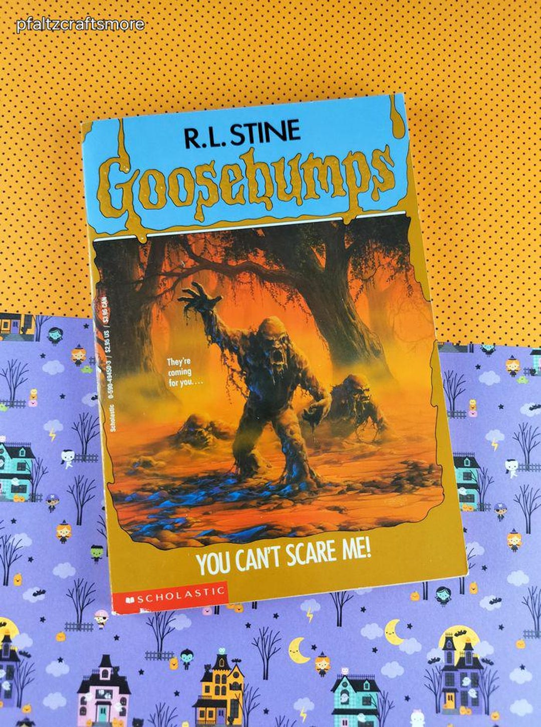 Vintage 1990's R.L. Stine Goosebumps #15, You Can't Scare Me! Softcover ...
