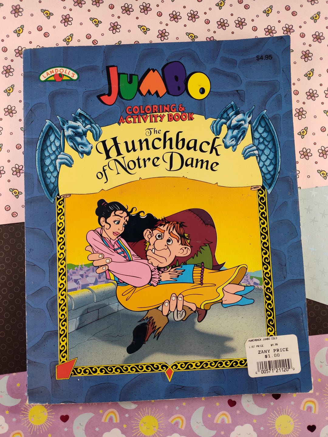 Vintage 1996 Landoll's Jumbo Coloring & Activity Book, the Hunchback of ...