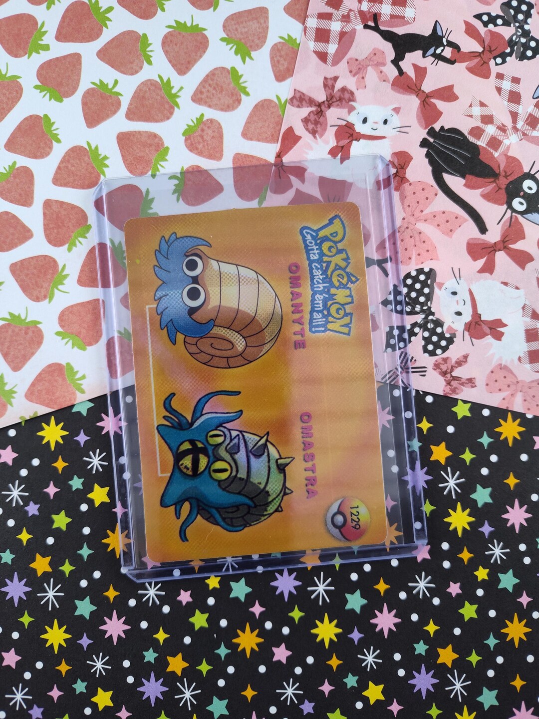 Vintage Pocket Monsters Vending Prism Holo Trading Sticker #1229 ...
