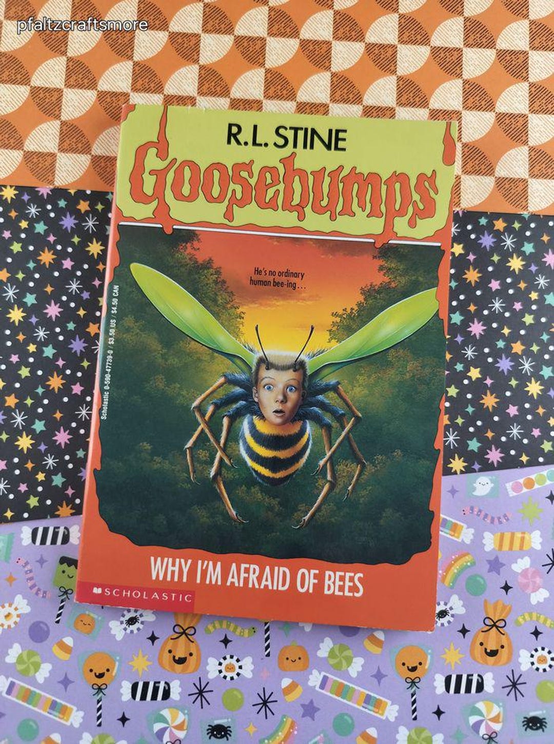 Vintage 1990's R.L. Stine Goosebumps #17, Why I'm Afraid of Bees ...