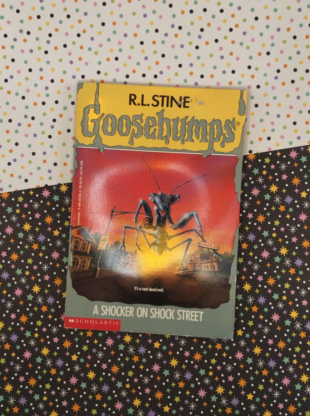 Vintage 1995 R.L. Stine Goosebumps #35, A Shocker on Shock Street ...