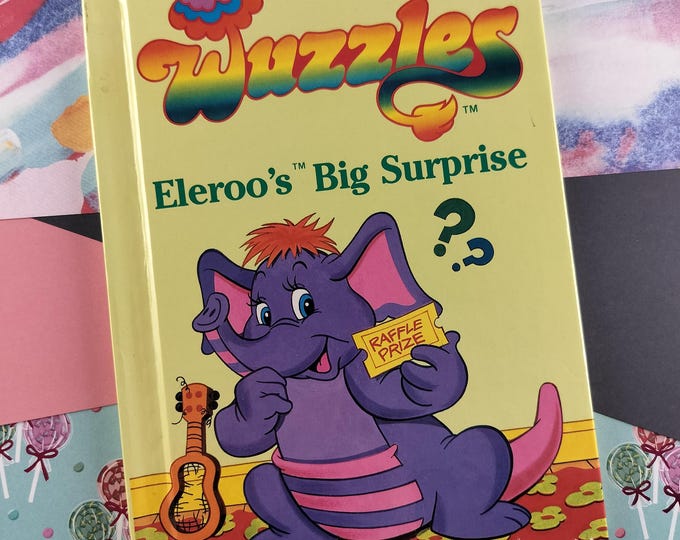 CLEARANCE Vintage 1984 Wuzzles Collector Series Book #3 "eleroo's Big ...