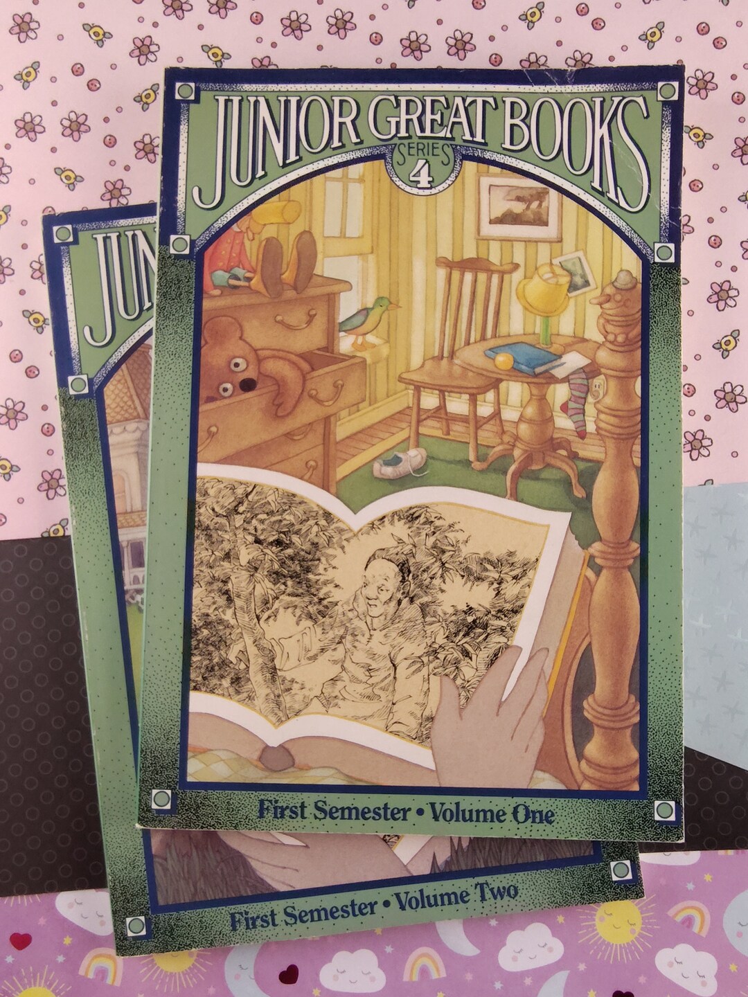 Vintage 1984 Junior Great Books: Series 4, Volumes One + Two Softcover ...