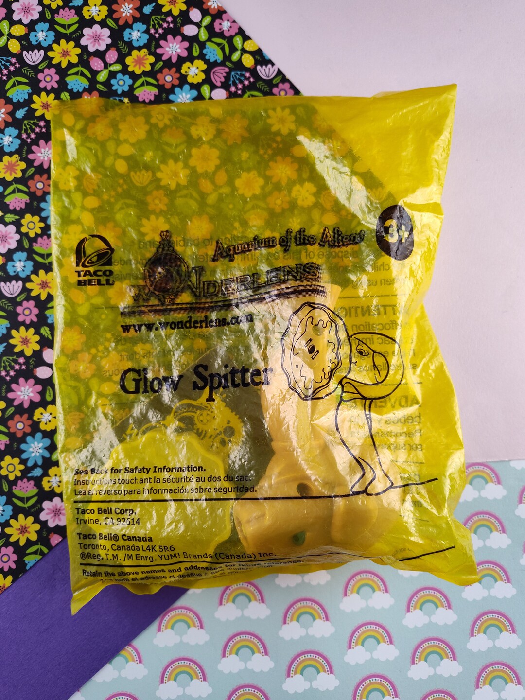 Vintage 2004 Taco Bell Canada Aquarium of the Aliens Glow Spitter Toy ...