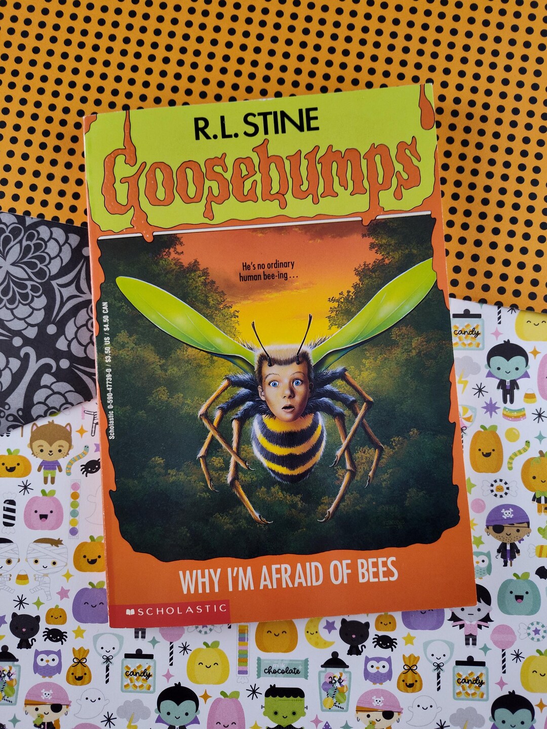 Vintage 1994 R.L. Stine Goosebumps 17, Why I'm Afraid of Bees - Etsy