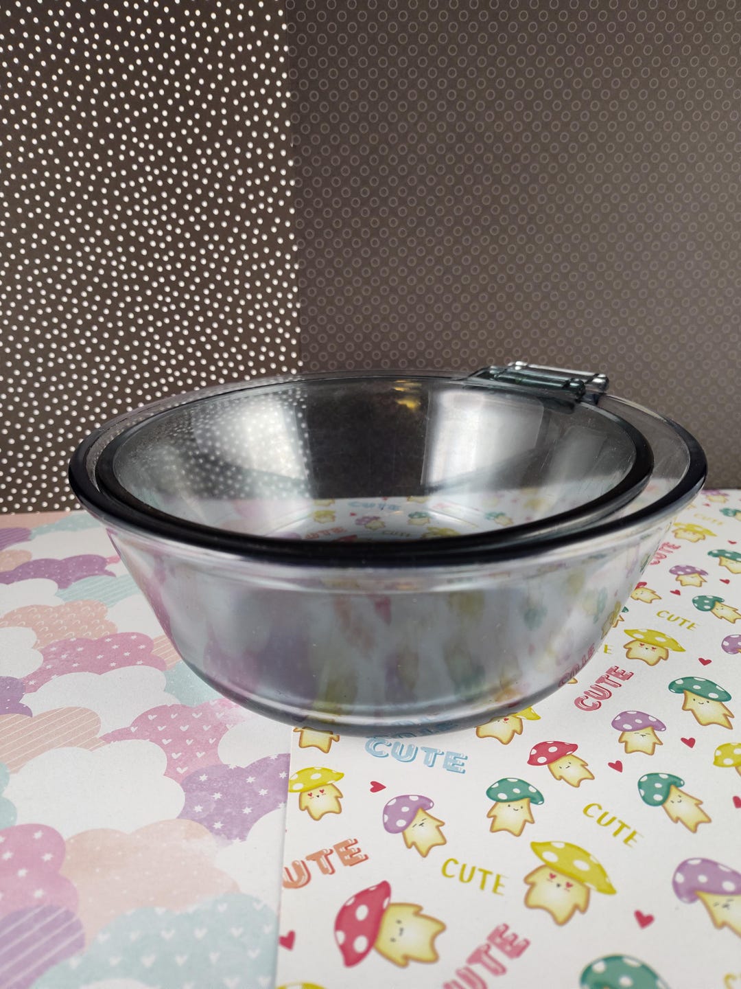 Vintage Pyrex Flameware Top of Stove-ware Clear Blue Bowl Set/2 833-B ...