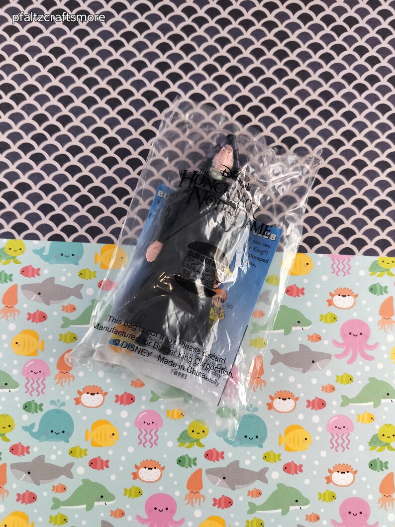 Vintage Disney's the Hunchback of Notre Dame Judge Claude Frollo Burger ...