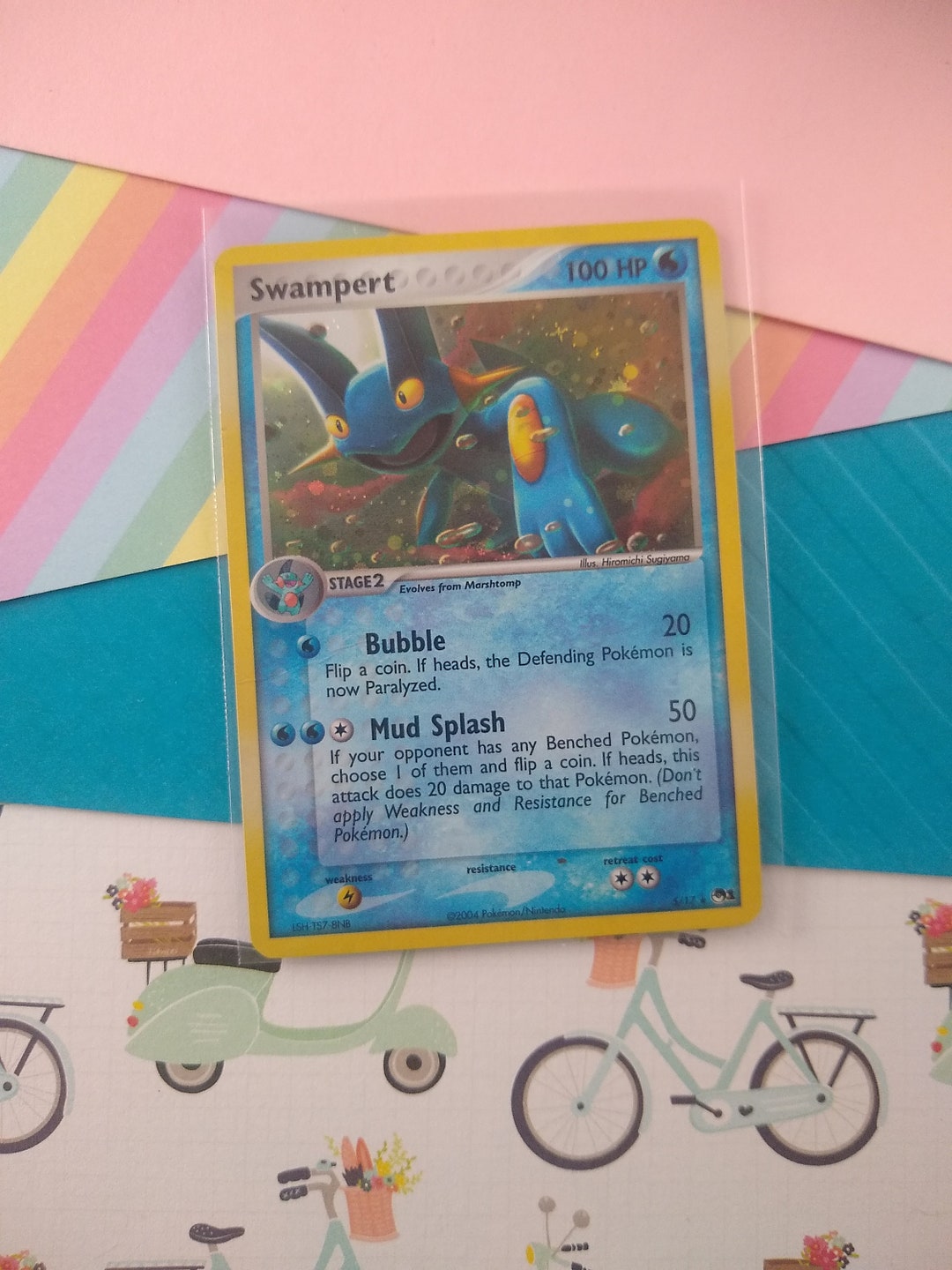 Vintage Rare - Swampert POP Series 1 Holographic Pokemon Card 5/17 - Mp ...