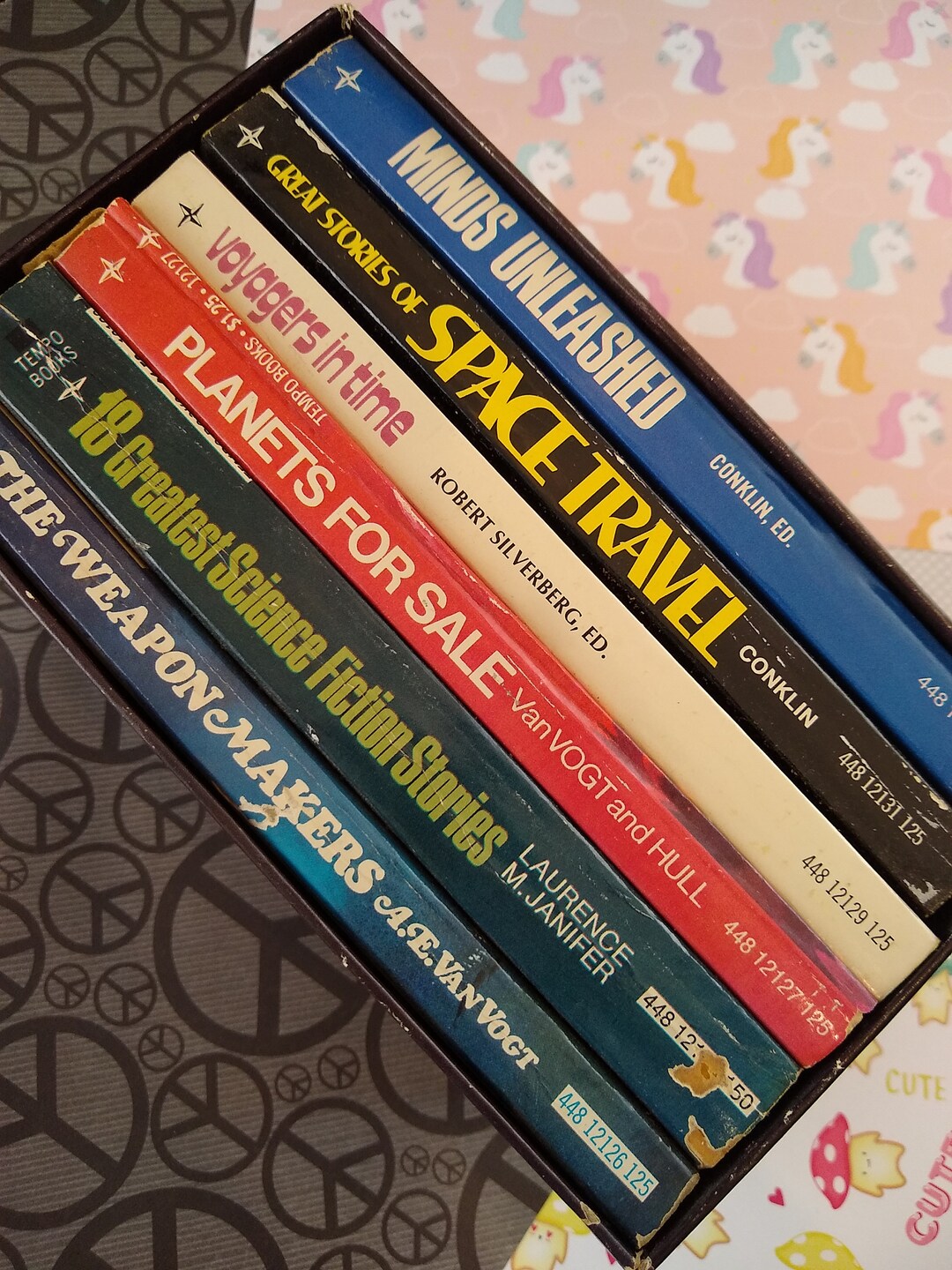 CLEARANCE RARE Vintage 1960's Tempo Science Fiction Library Box Set/6 ...