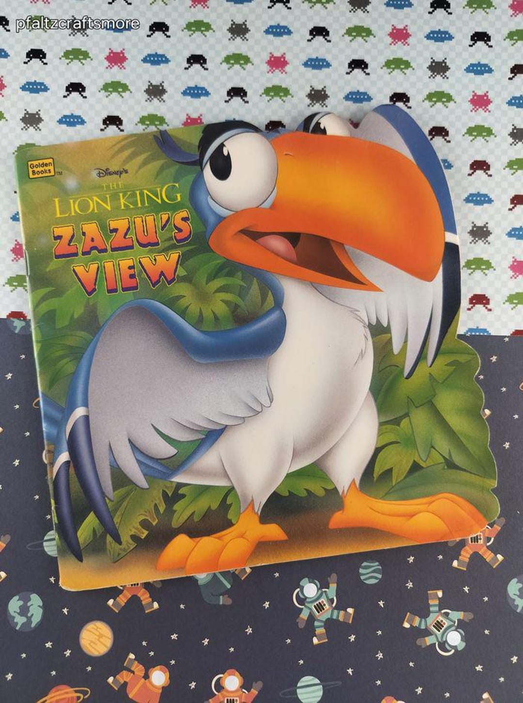 Vintage 1994 Golden Super Shape Book Disney's the Lion King Zazu's View ...