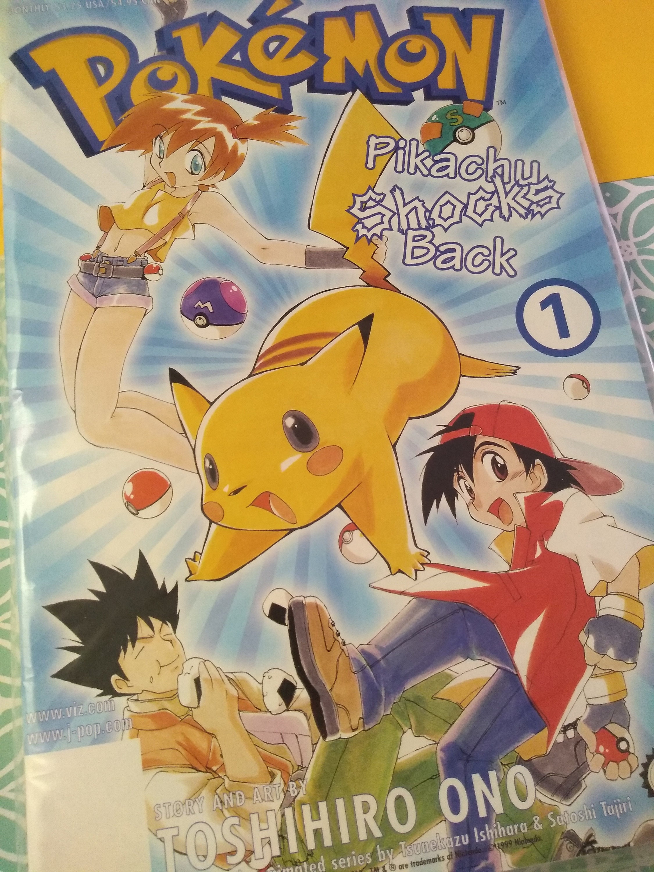 NUEVO Vintage 1999 Pokemon Viz Comics Pikachu Shocks | Etsy