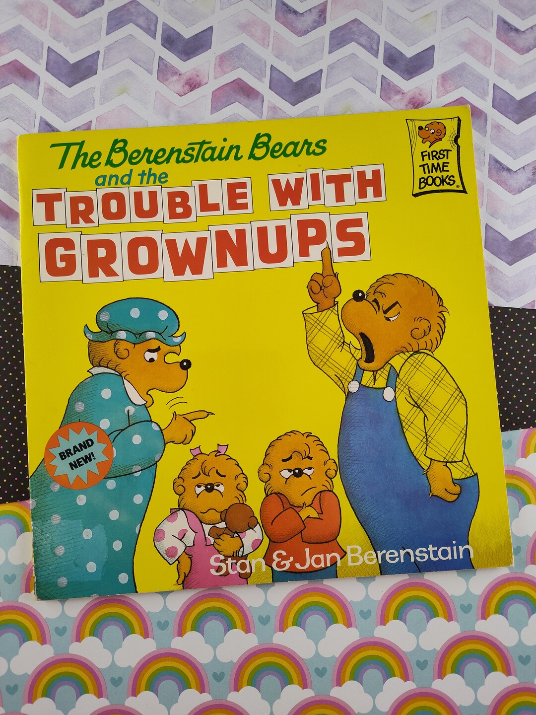 Vintage 1992 the Berenstain Bears "trouble With Grownups" by Stan & Jan ...