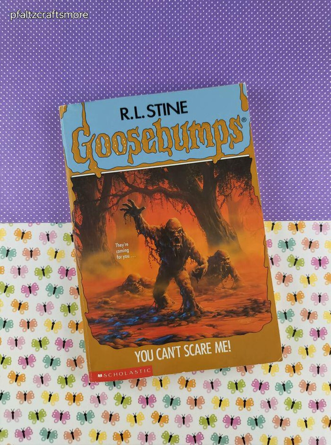 Vintage 1990's R.L. Stine Goosebumps #15, You Can't Scare Me! Softcover ...