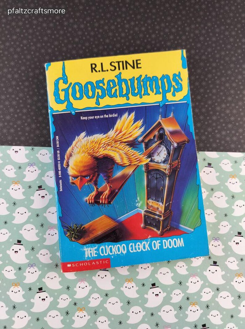 VTG 1990's R.L. Stine Goosebumps #28, the Cuckoo Clock of Doom ...
