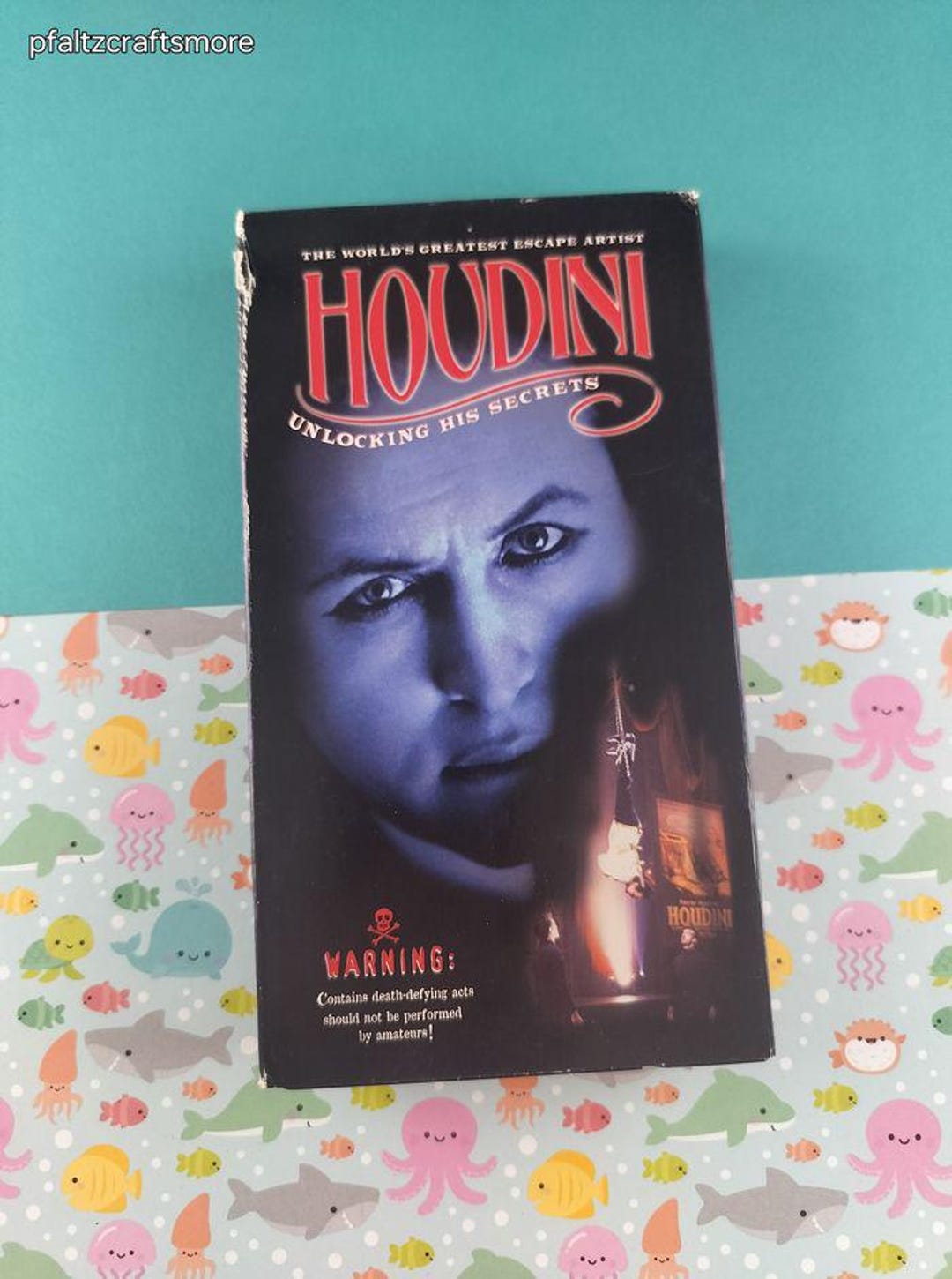 Vintage 1990 Houdini: Unlocking His Secrets Good Times VHS Tape - Etsy