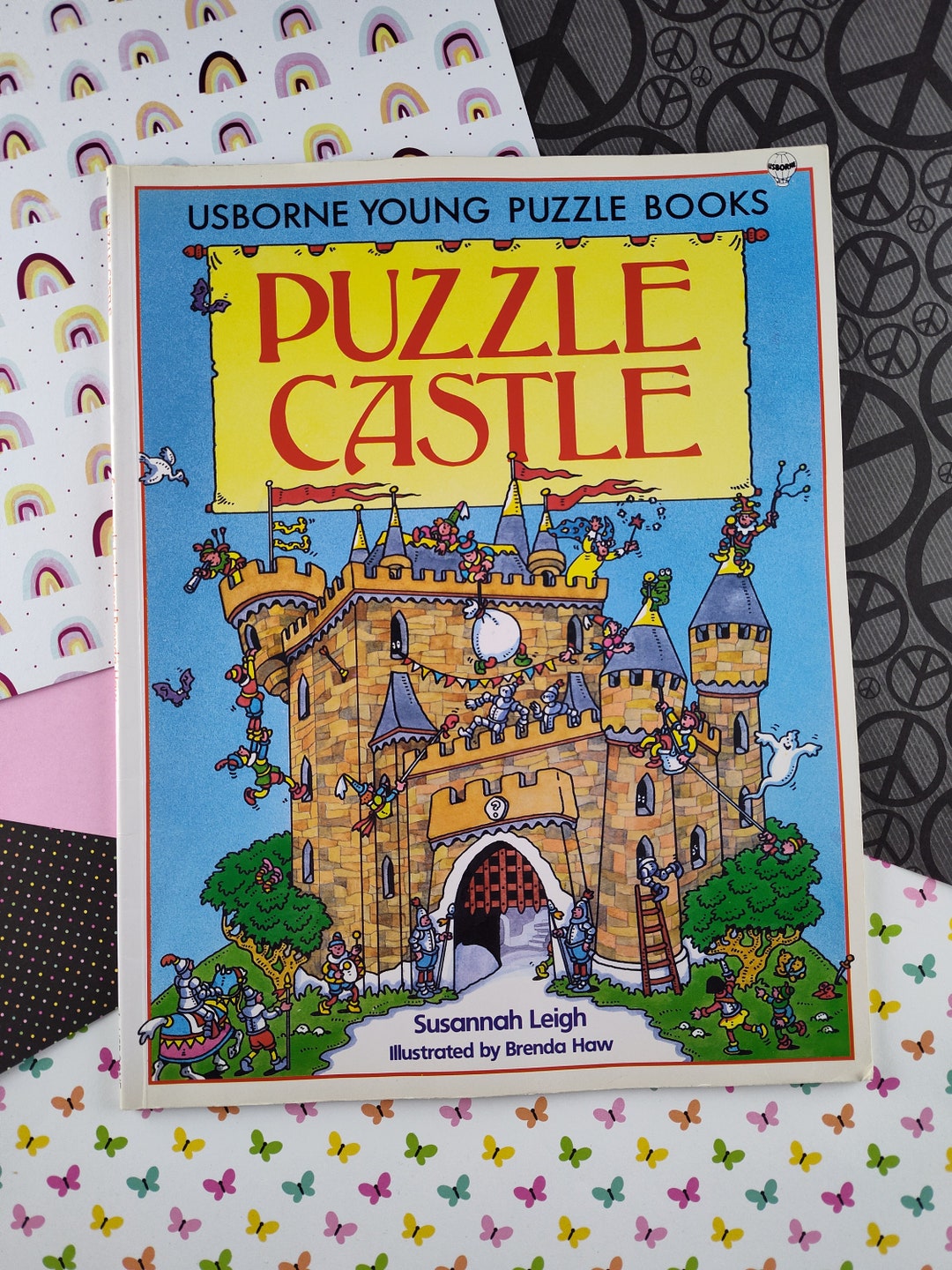 Vintage 1993 Paperback, Usborne Young Puzzle Books: Puzzle Castle, Nice ...