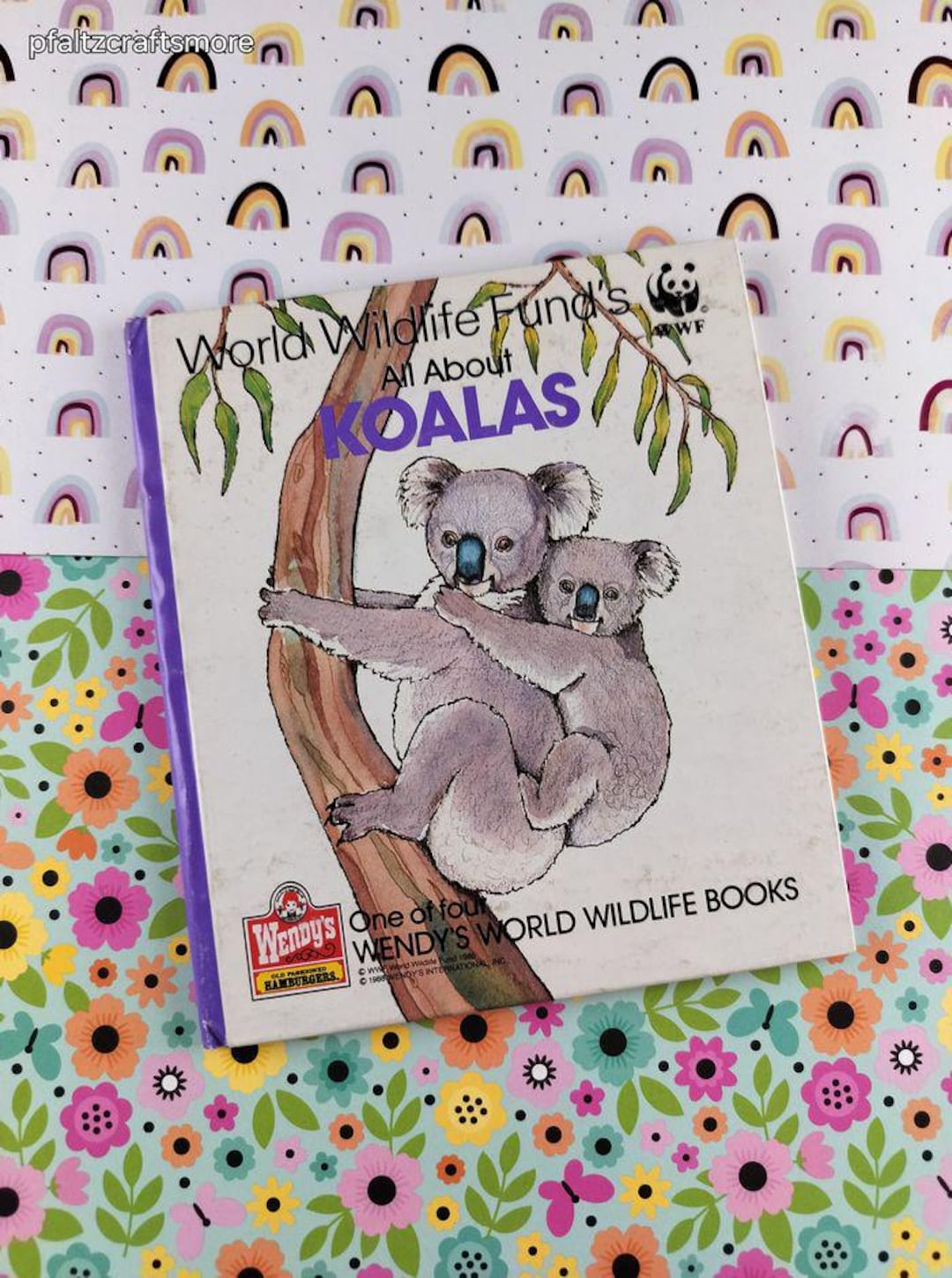 Vintage 1986 Wendy's World Wildlife Books WWF All About Koalas ...