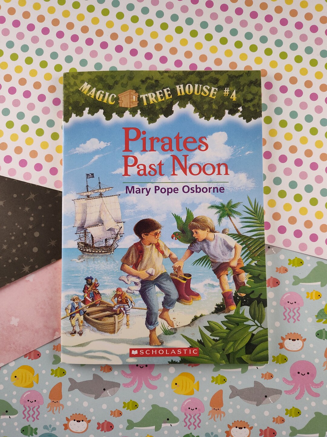 Vintage 1996 1st Printing Magic Tree House 4 Pirates Past Noon ...
