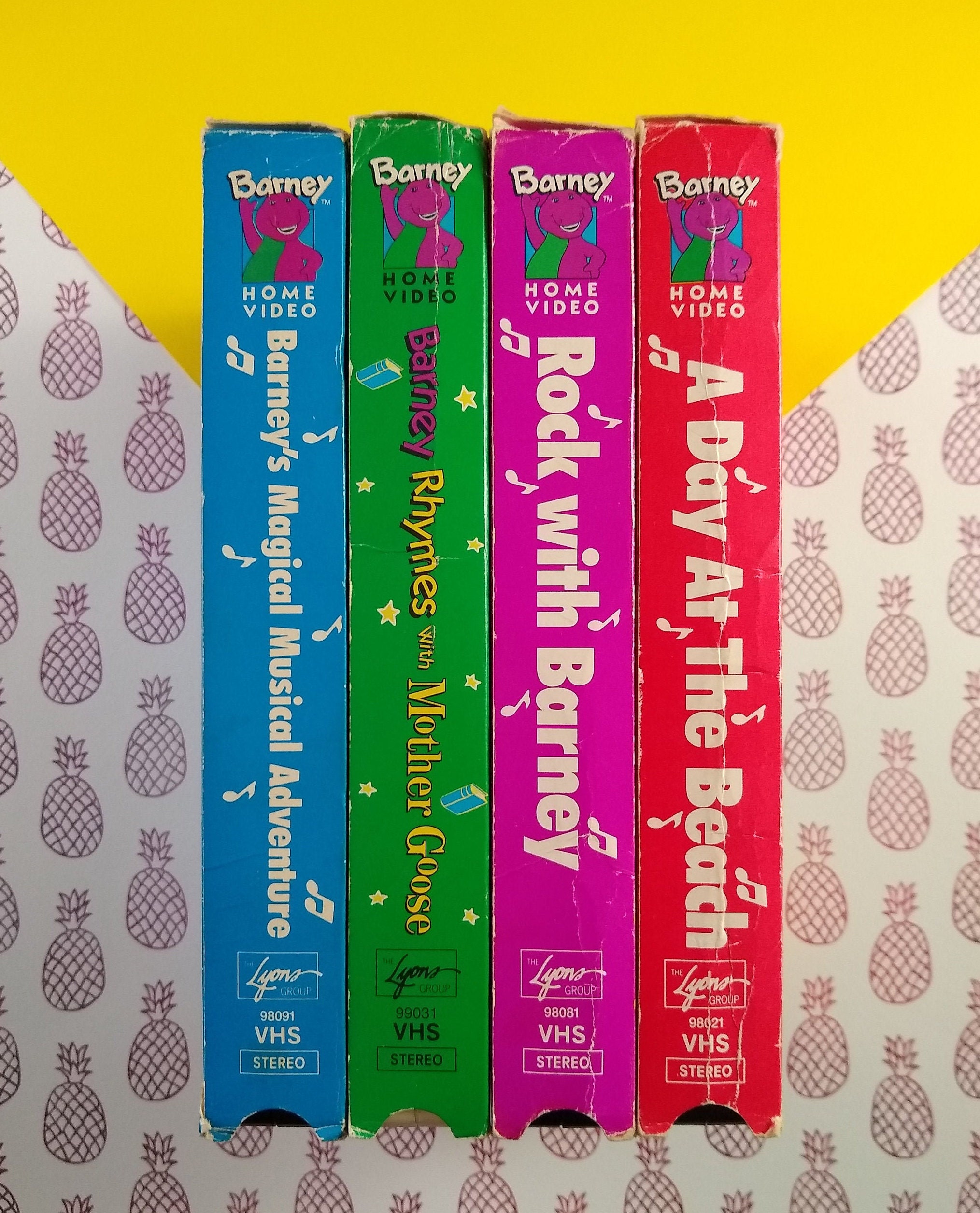 Barney The Dinosaur Vhs