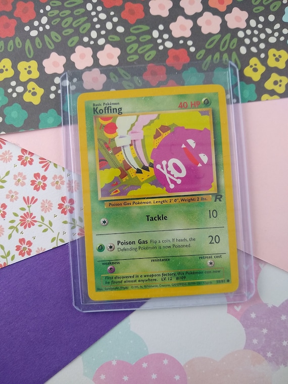 Koffing Pokemon Card 58 82