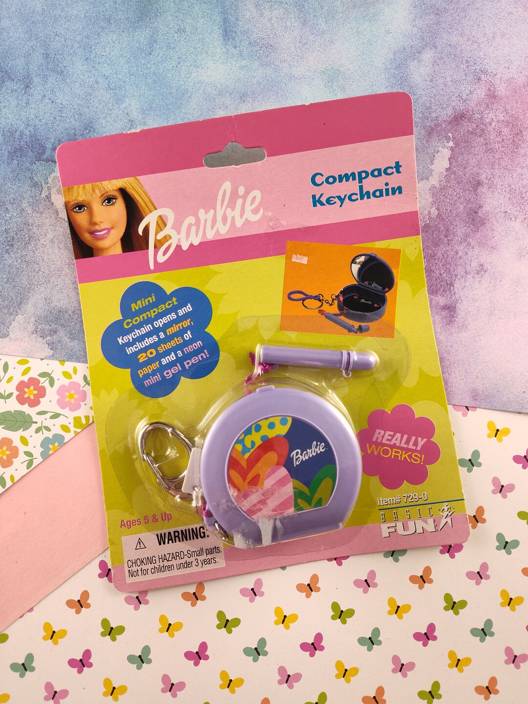 Vintage 2000 Barbie Mini Compact Keychain New & Sealed NIP - Etsy