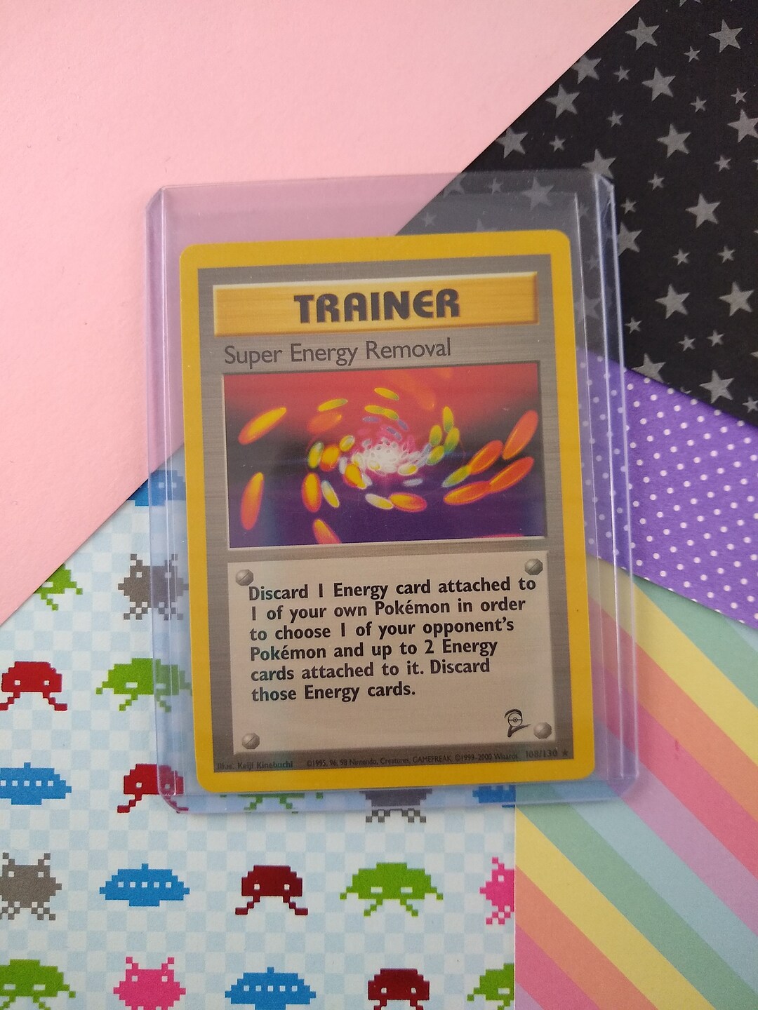 Vintage Rare Super Energy Removal Base Set 2 Non-holo Pokemon Card 108/ ...