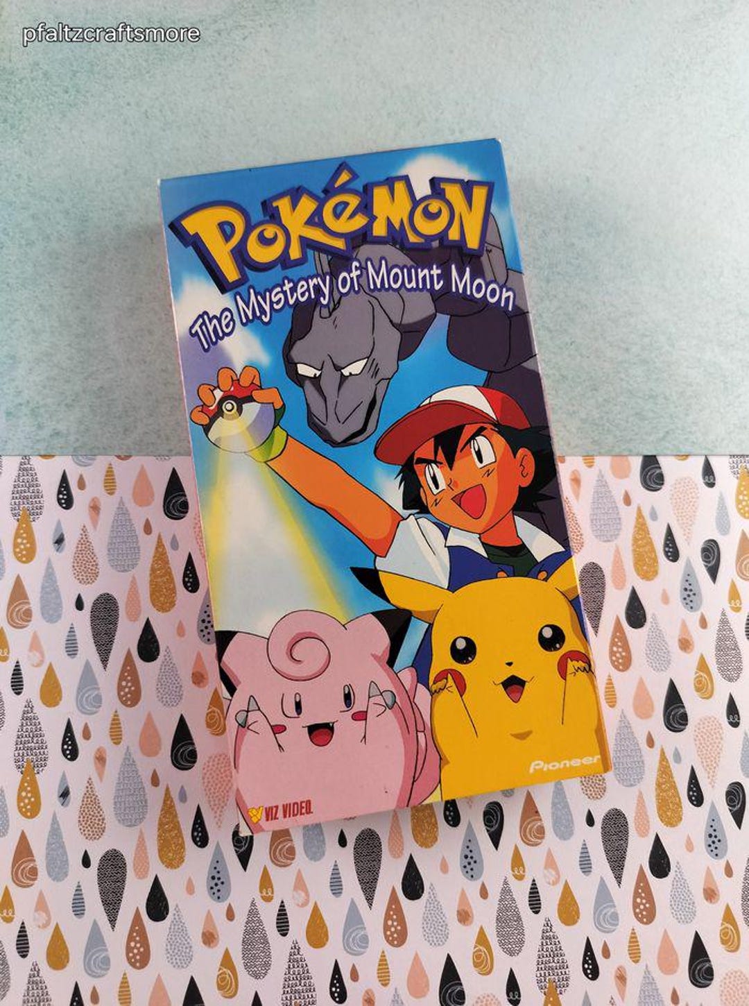 Vintage 1998 Viz Video Pokemon "the Mystery of Mount Moon" VHS Tape - Etsy