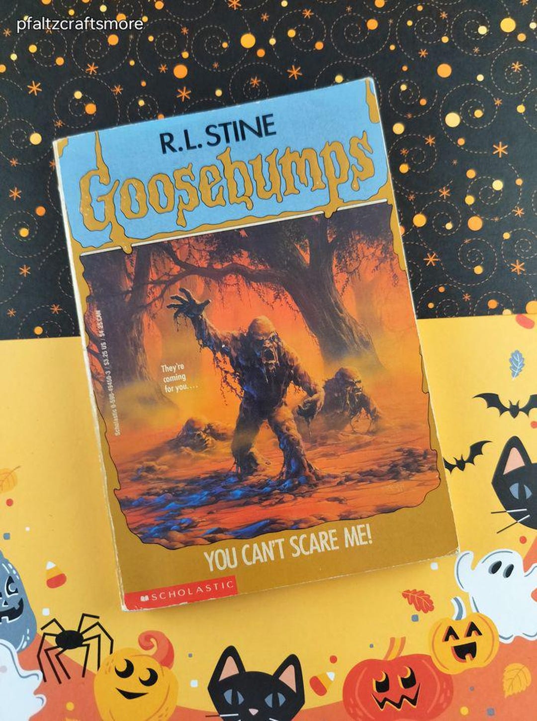Vintage 1990's R.L. Stine Goosebumps #15, You Can't Scare Me! Softcover ...