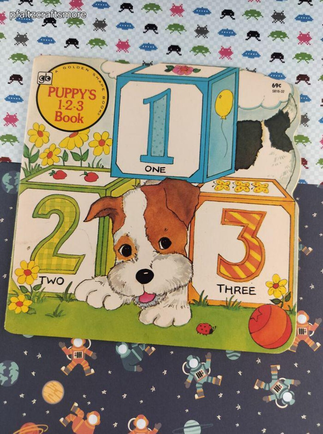 Vintage 1981 Golden Super Shape Book Puppy's 1-2-3 Book Softcover - Etsy