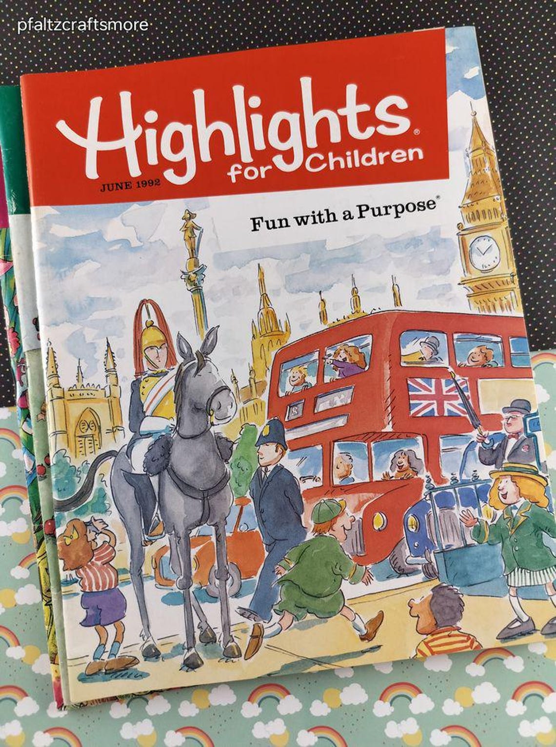 Vintage 1990's Highlights for Children Set/7 Softcover Issues, Unused ...