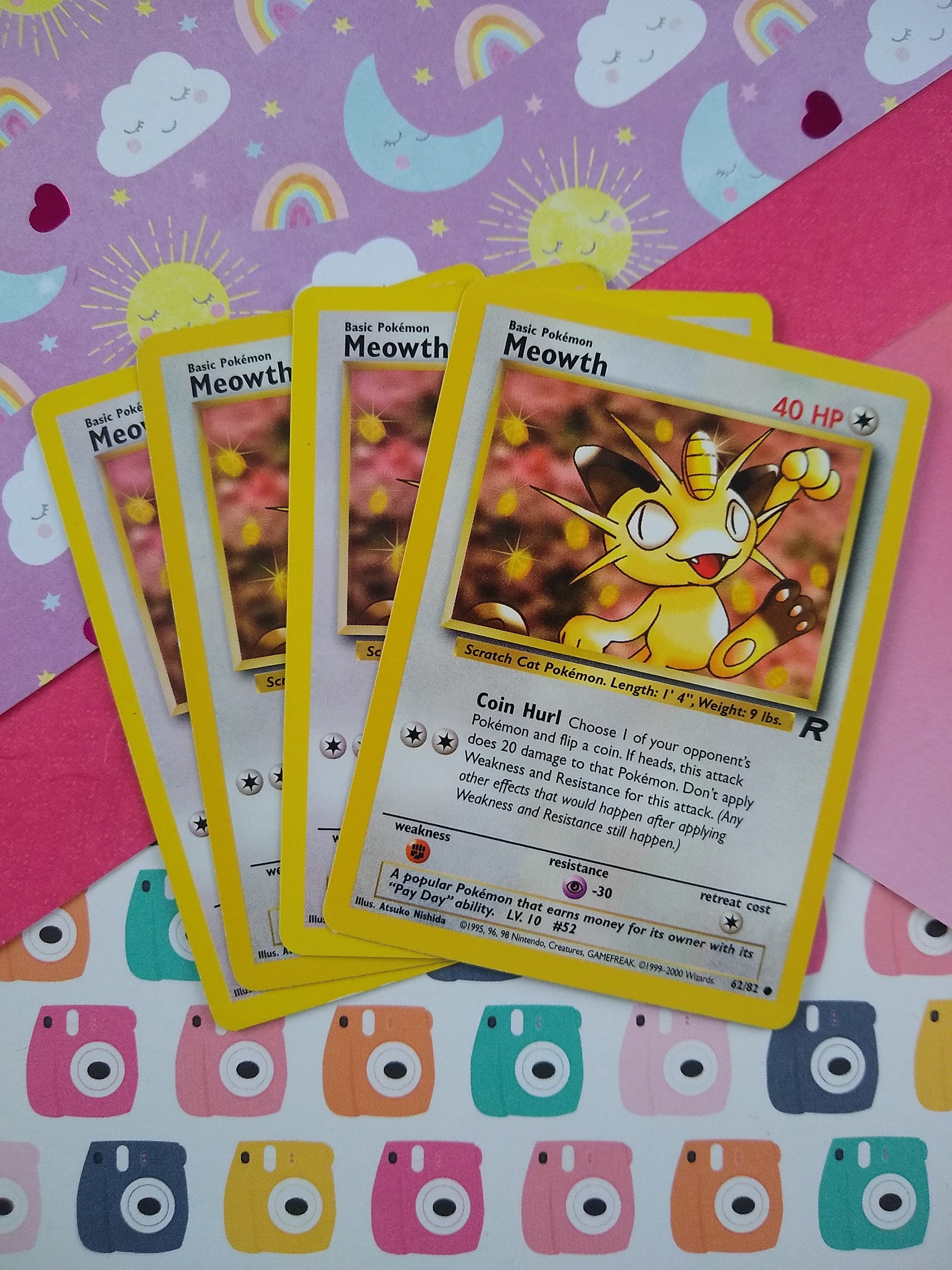 Pokemon Meowth Card
