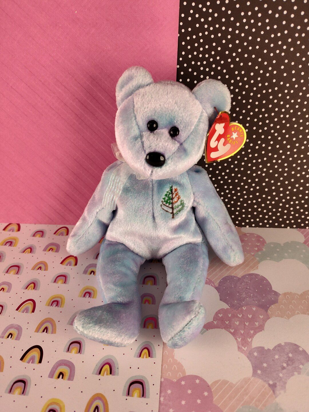 Vintage TY Beanie Baby - Issy, Four Seasons Bear/teddy - 2001 - Etsy