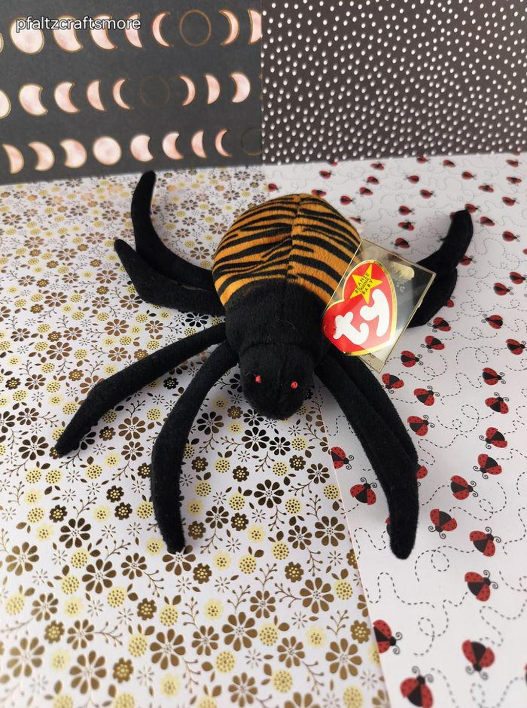 Vintage TY Beanie Baby - Spinner, Spider - October 28, 1996 LIKE NEW - Etsy