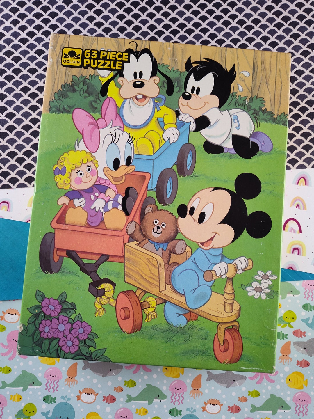 Vintage 1984 Disney Babies Golden Puzzle 63 Piece Jigsaw, Complete in ...