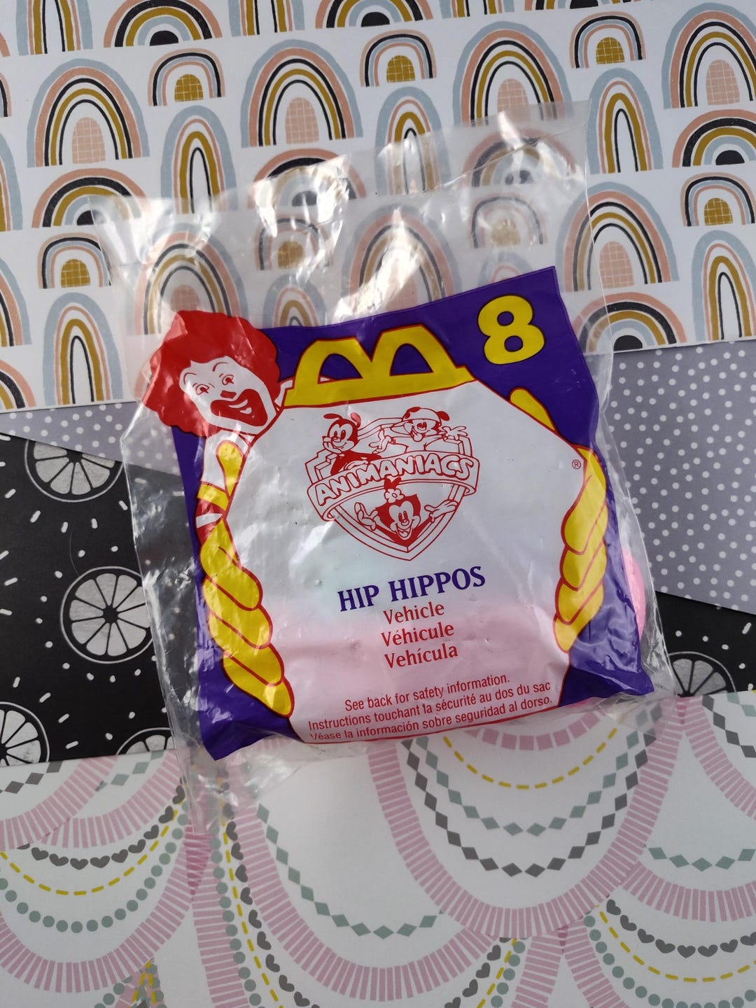 Vintage 1994 Animaniacs "hip Hippos" Mcdonald's Toy SEALED - Etsy