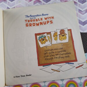 Vintage 1992 the Berenstain Bears "trouble With Grownups" by Stan & Jan ...