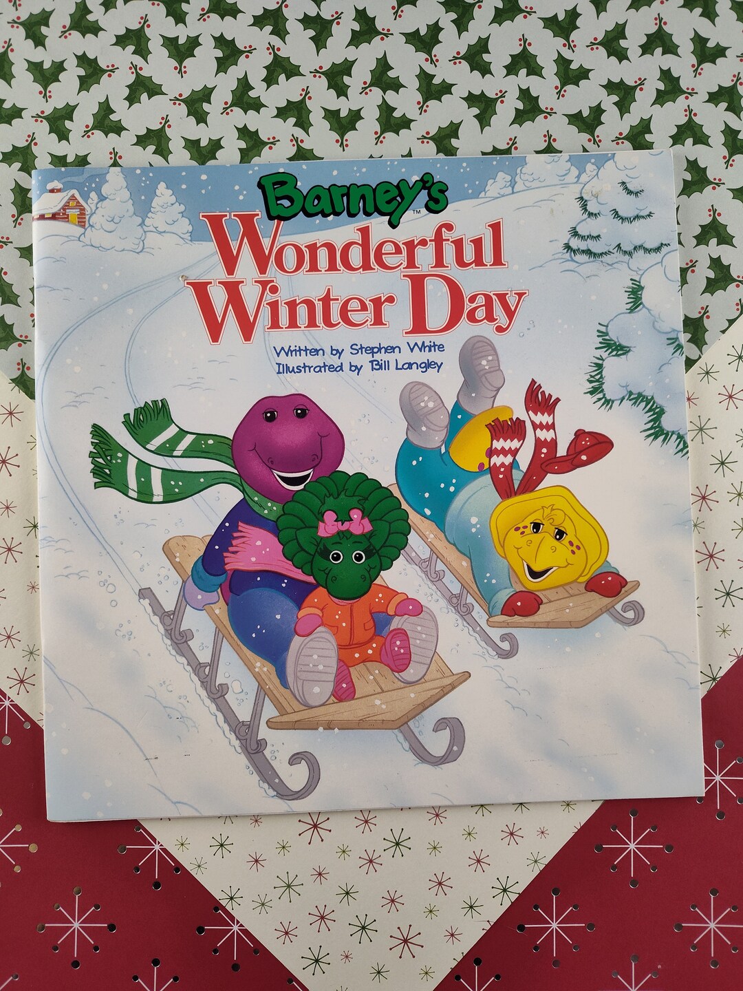 CLEARANCE Vintage 1994 Barney's Wonderful Winter Day Paperback, Like ...