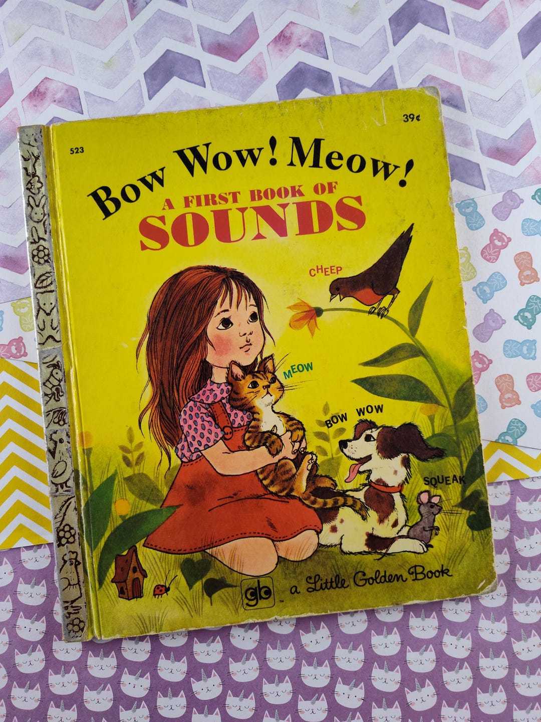 Vintage 1963 Little Golden Book: Bow Wow! Meow! A First Book of Sounds ...