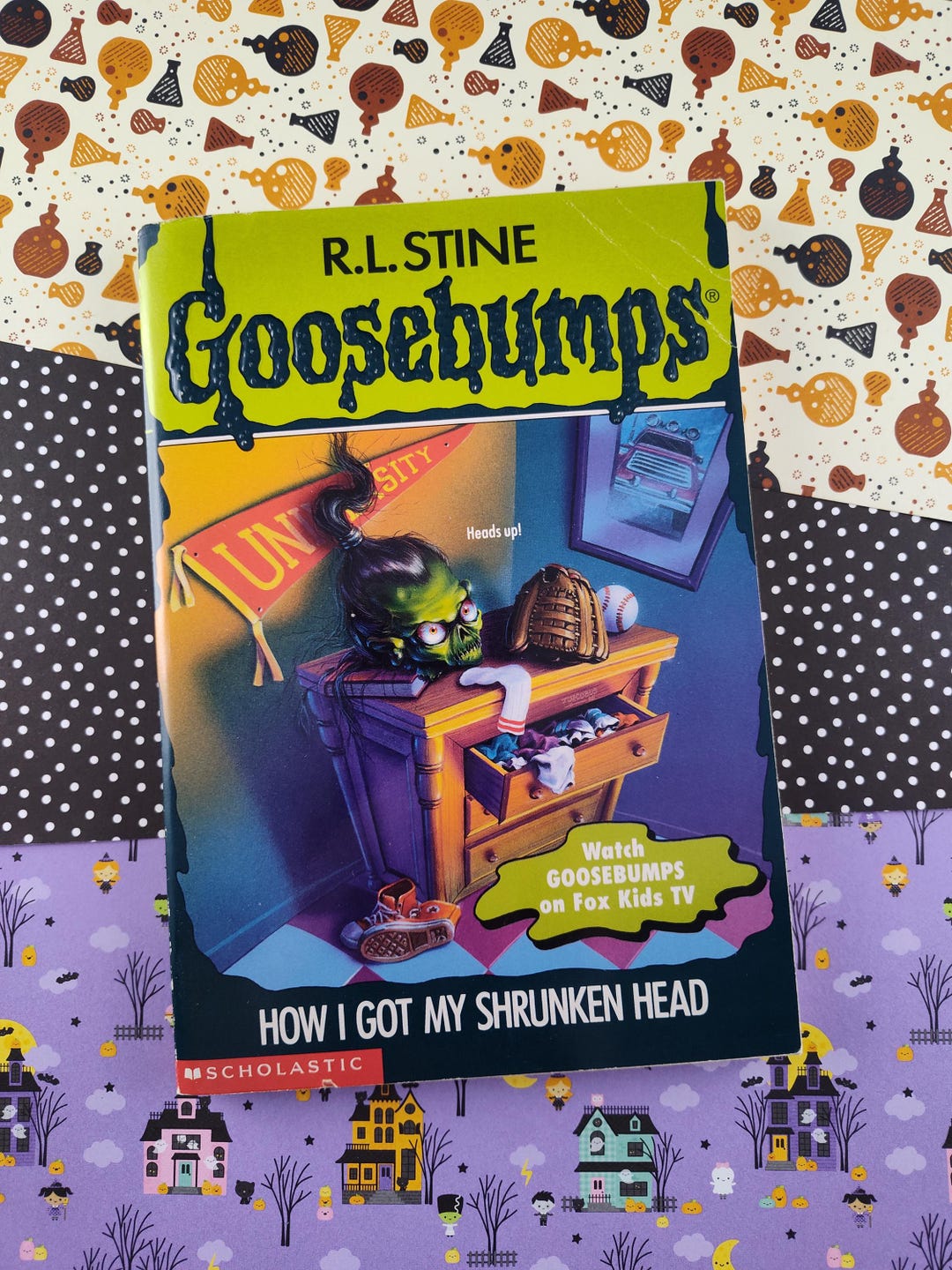 Vintage 1990's R.L. Stine Goosebumps #39, How I Got My Shrunken Head - Etsy