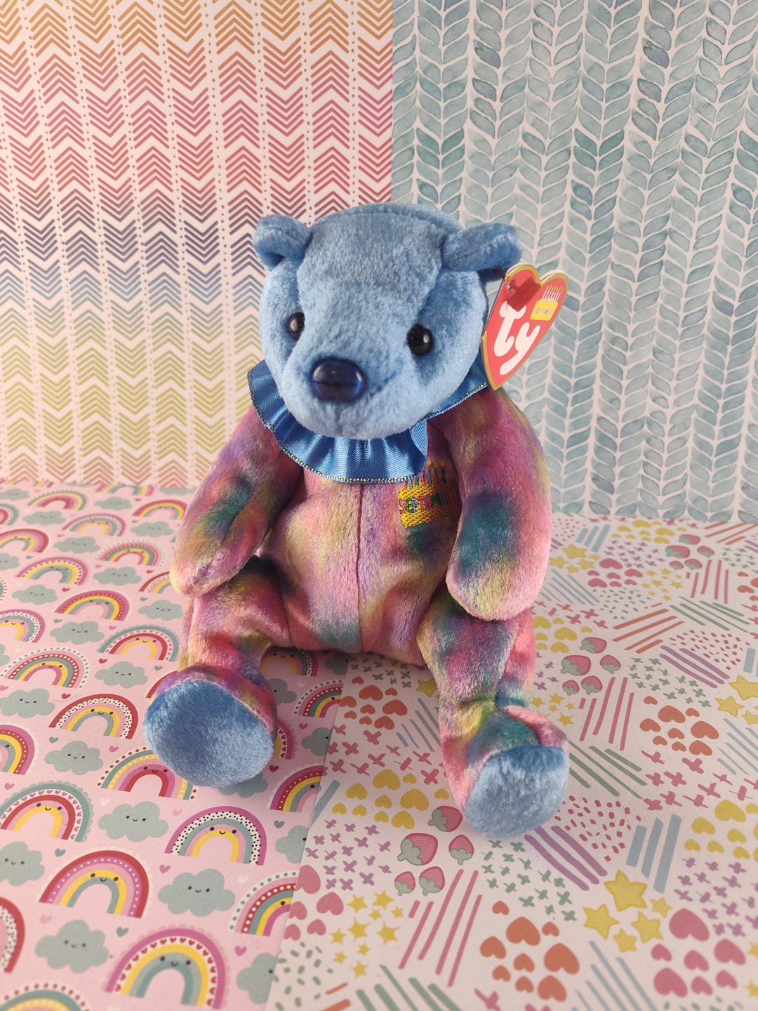 Vintage TY Beanie Baby (birthday Collection) - September, Sapphire - Etsy