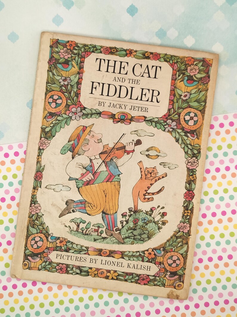 Vintage 1968 the Cat and the Fiddler by Jacky Jeter Hardcover - Etsy