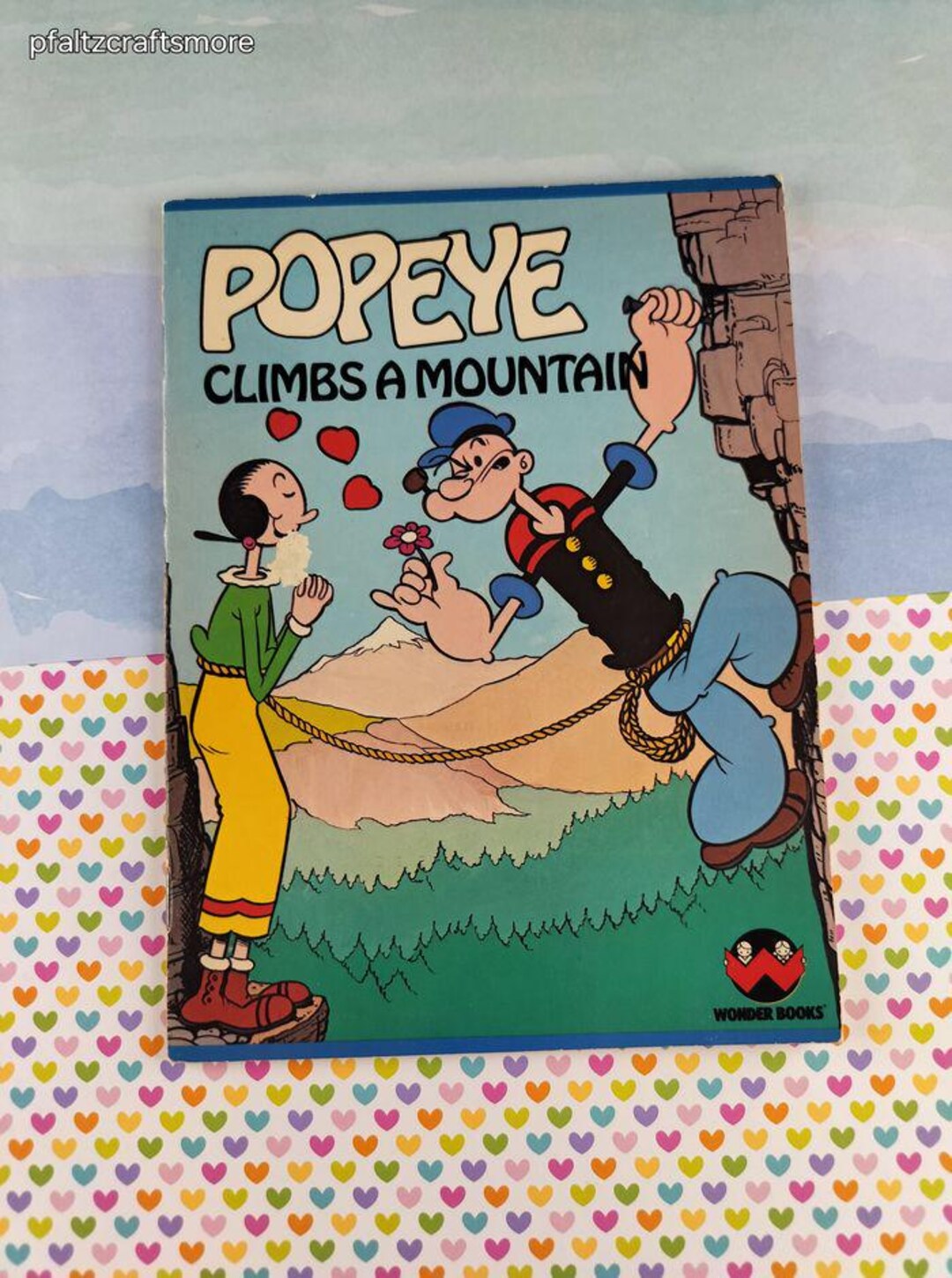 Vintage 1980 Wonder Books Popeye Climbs a Mountain Softcover Booklet - Etsy