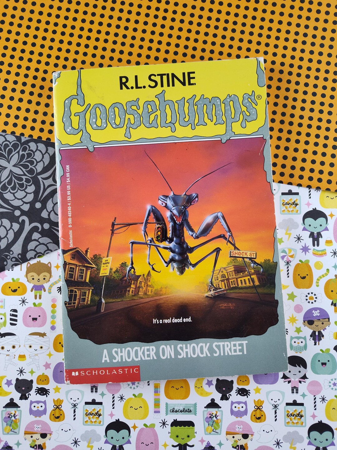 Vintage 1995 R.L. Stine Goosebumps #35, A Shocker on Shock Street - Etsy