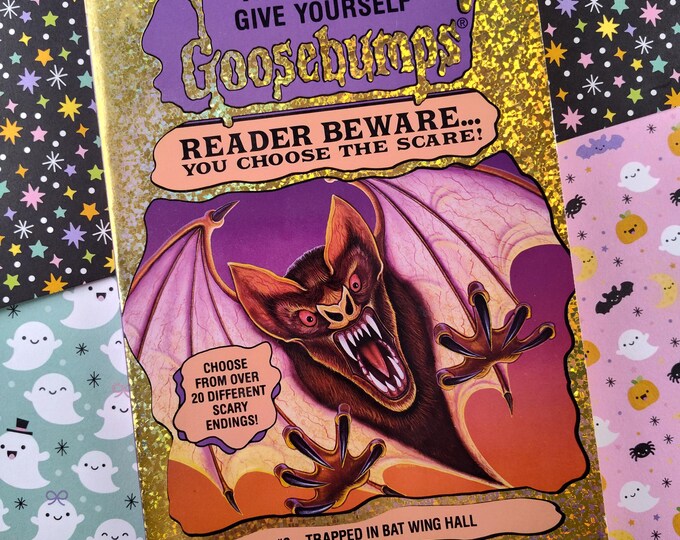Vintage 1995 R.L. Stine Give Yourself Goosebumps #3, Trapped in Bat ...