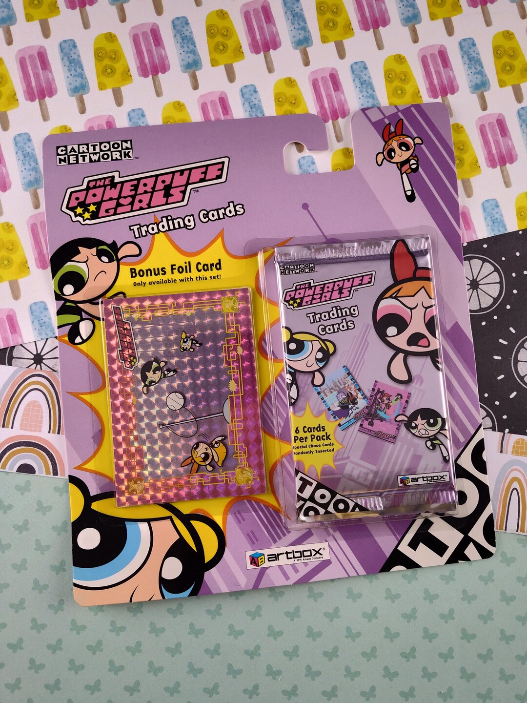 Vintage 2000 the Powerpuff Girls Cartoon Network Artbox Trading Cards ...