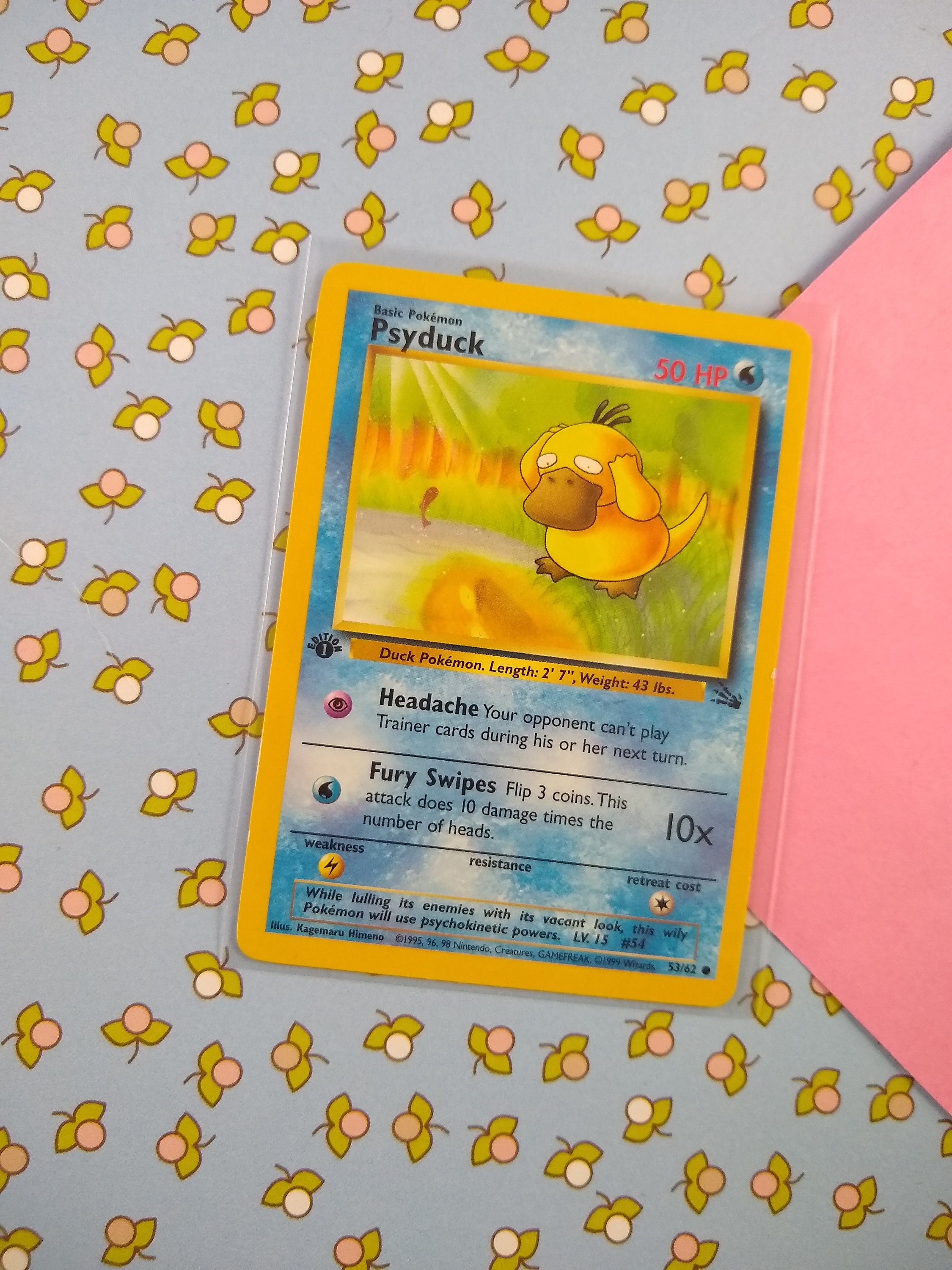 Psyduck Pokemon Card