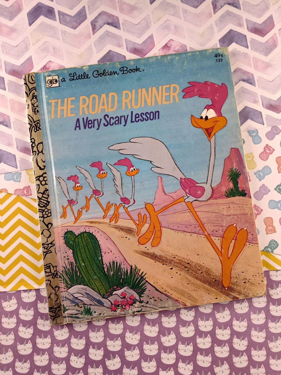 Vintage 1976 Little Golden Book: the Road Runner, A Very Scary Lesson ...