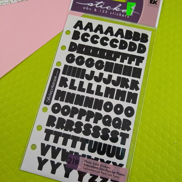 Sticko Stickers Alphabet - Etsy