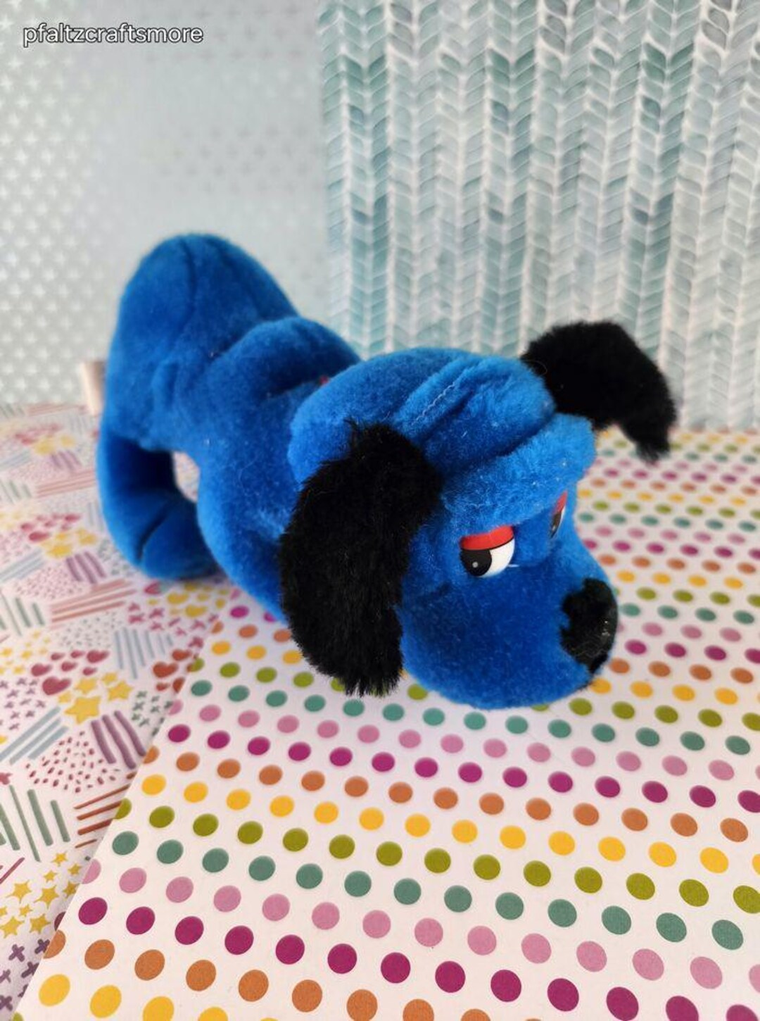 Vintage 1993 Liberty Toys Blue Puppy Dog Plush, Nice & Clean - Etsy