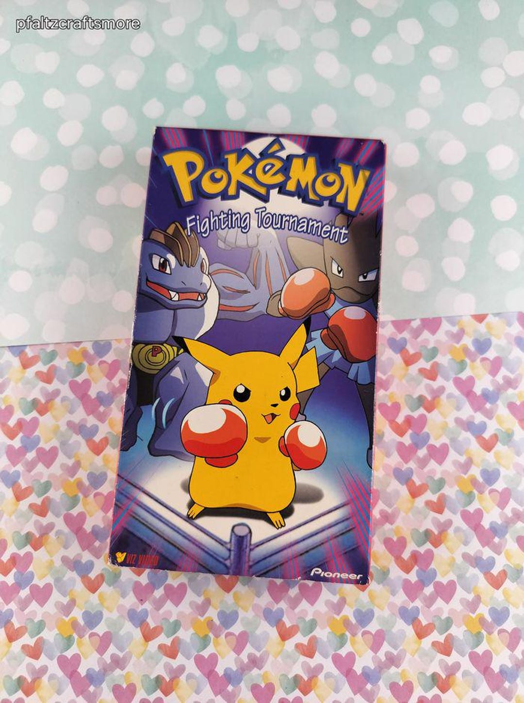 Vintage 1998 Viz Video Pokemon "fighting Tournament" VHS Tape - Etsy